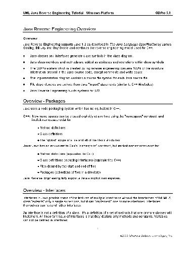 خرید و دانلود نسخه کامل کتاب UML Java Reverse Engineering Tutorial ...