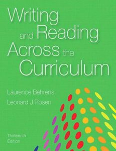 خرید و دانلود نسخه کامل کتاب Writing and Reading Across the Curriculum ...